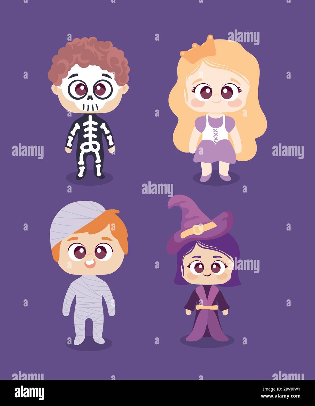 icon set halloween costumes Stock Vector Image & Art - Alamy