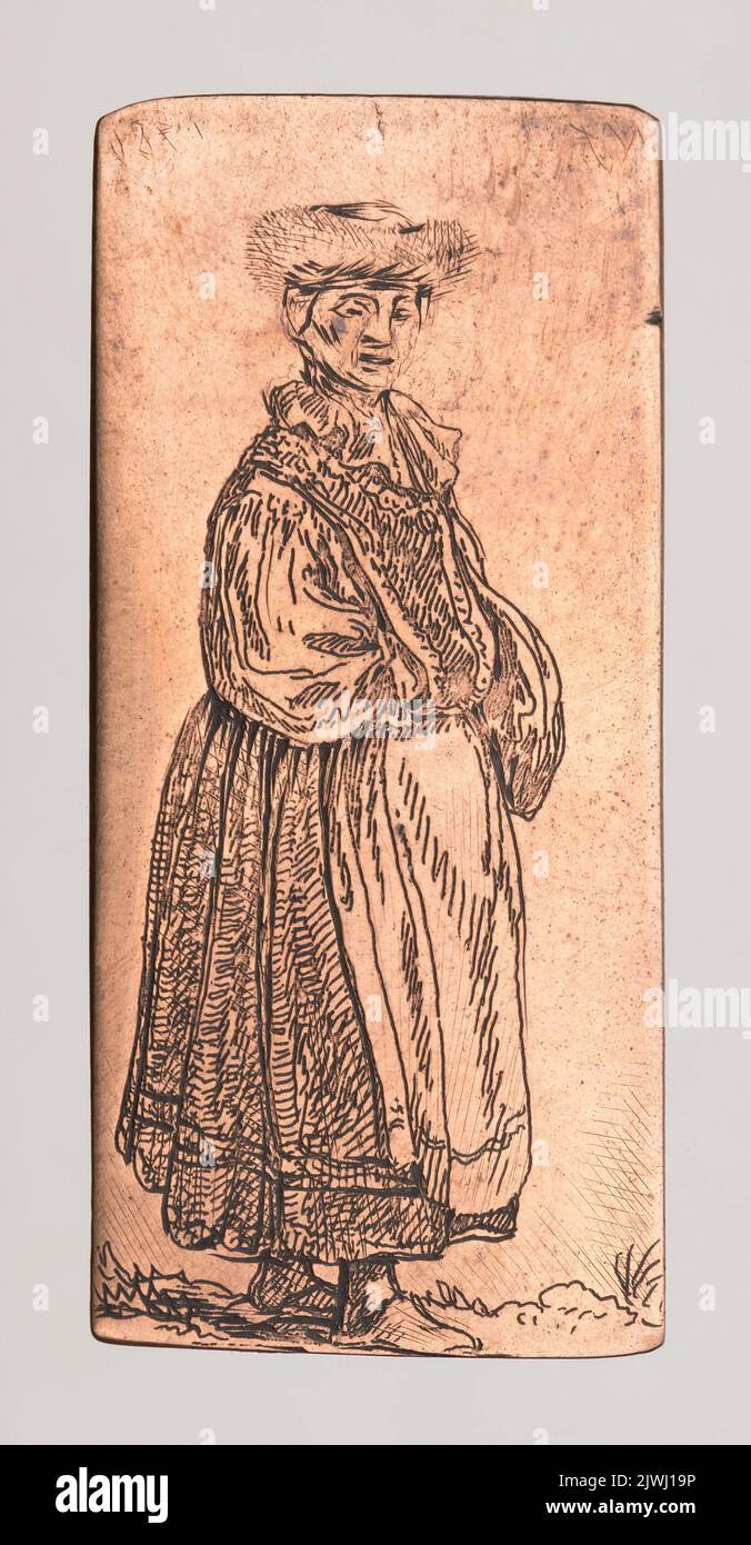 Jewish woman wearing an apron. Norblin de la Gourdaine, Jean Pierre ...