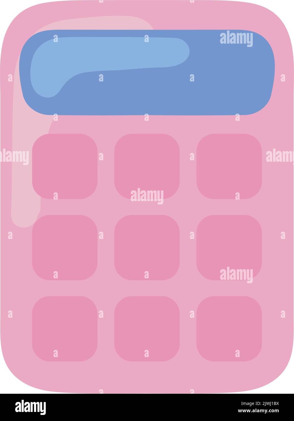 calculator cartoon icon Stock Vector Image & Art - Alamy