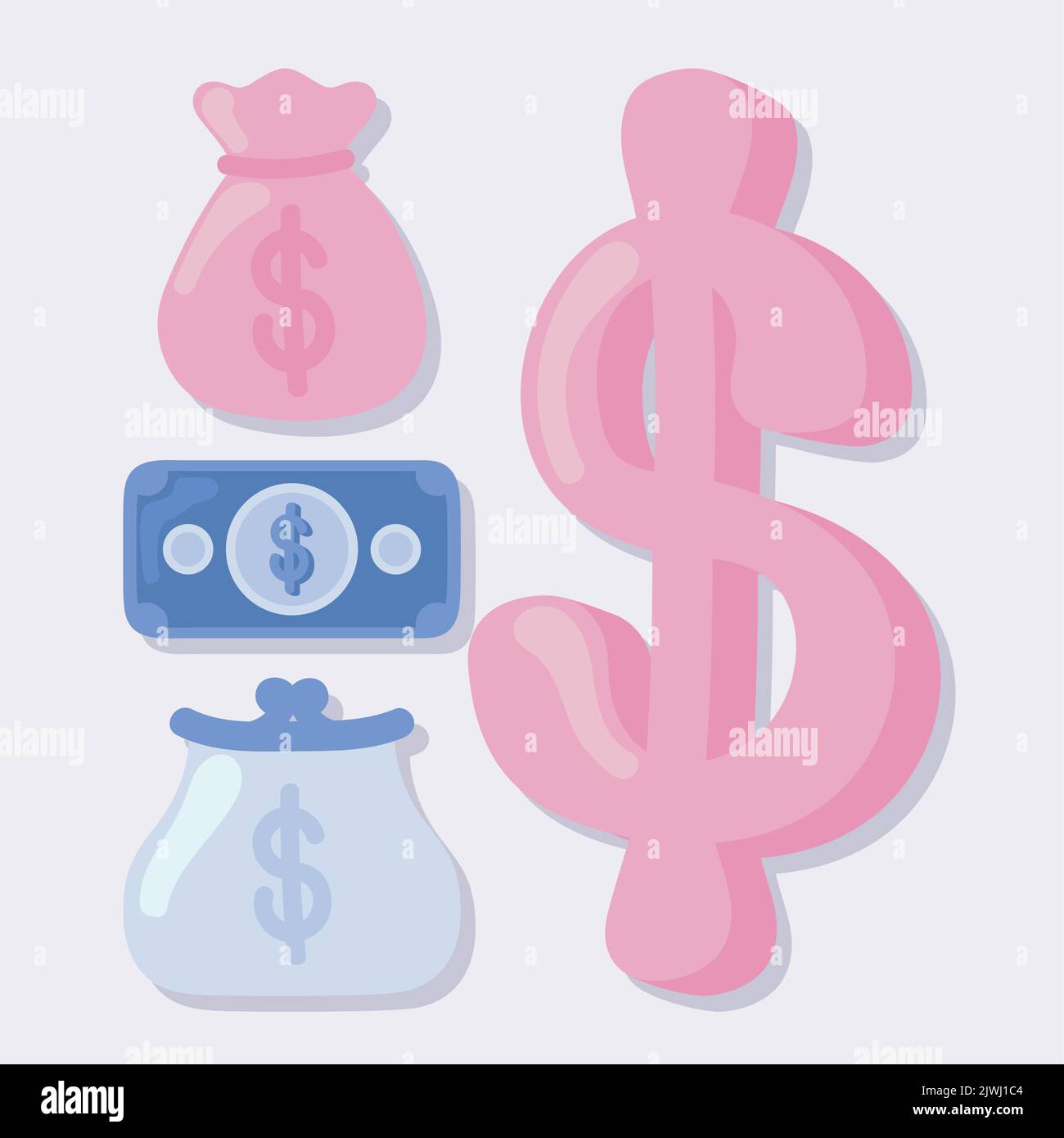 set of saving and investing money Stock Vector Image & Art - Alamy
