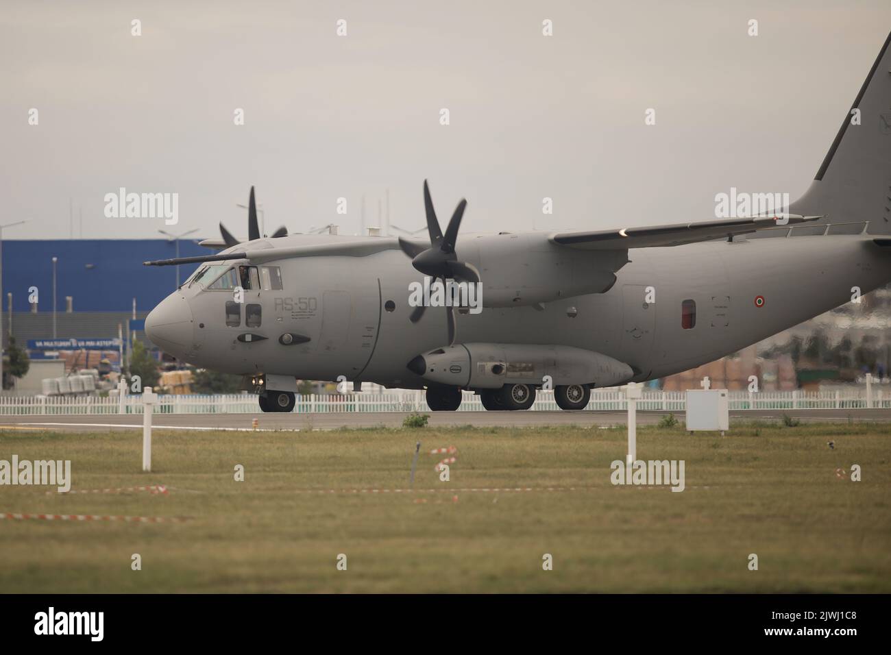 Bucharest, Romania - September 4, 2022: Spartan military cargo plane of ...