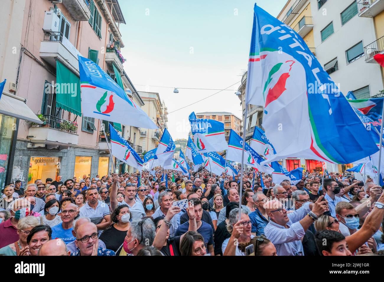 Giorgia meloni italian flag hi-res stock photography and images - Alamy