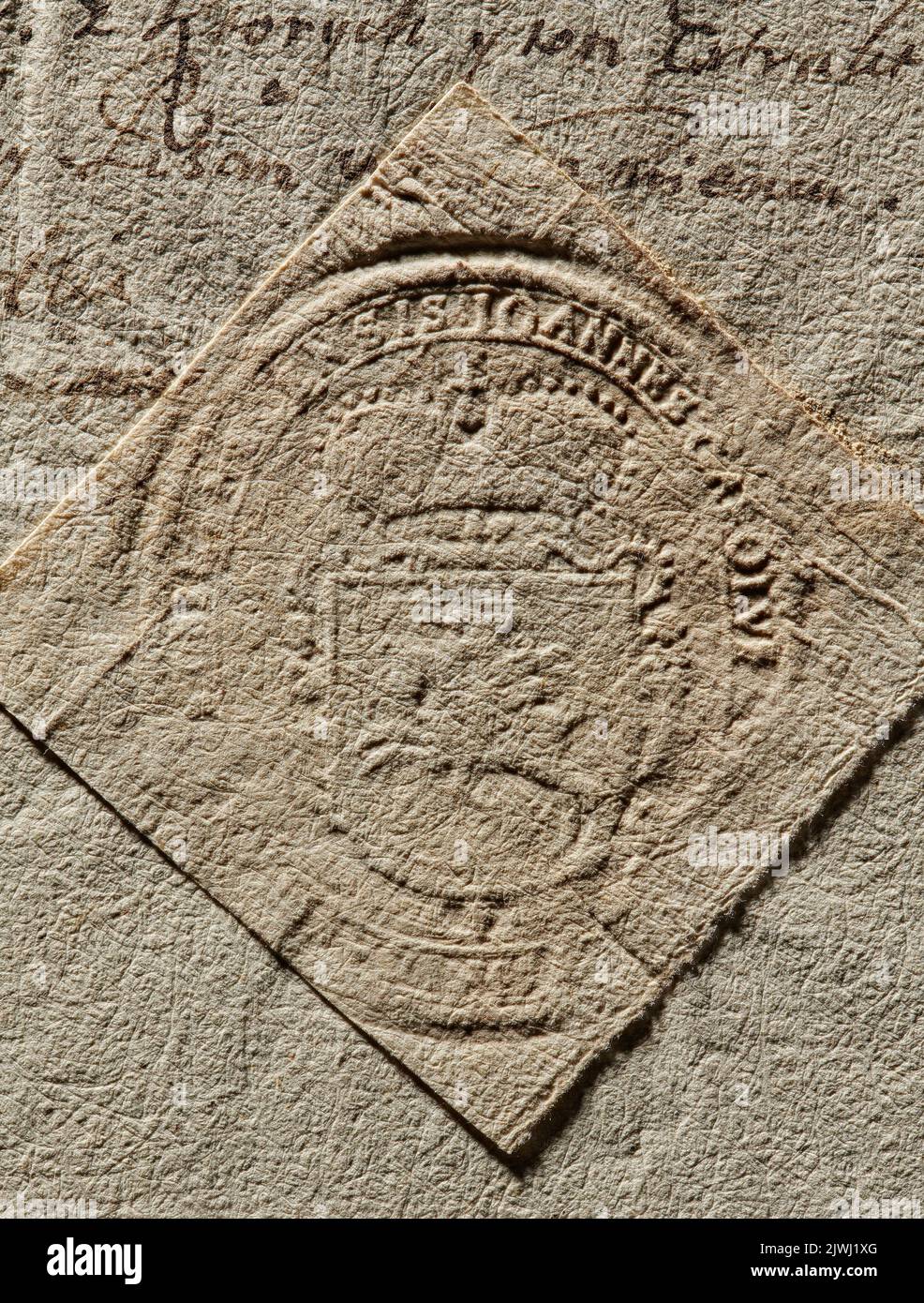 seal of Jan Karol Sanguszko, Starost of Kremenets. Sanguszko, Jan Karol ...