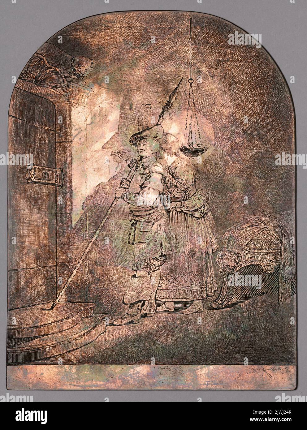 Invention of the art of drawing. Norblin de la Gourdaine, Jean Pierre ...