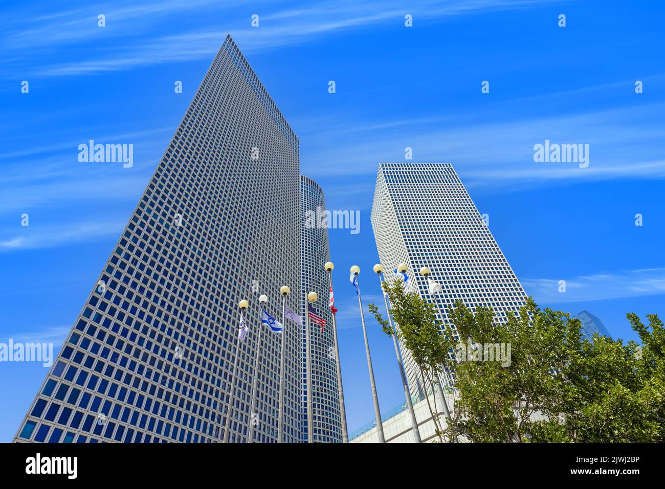 USA, streets of Portland city downtown and financial center Stock Photo ...