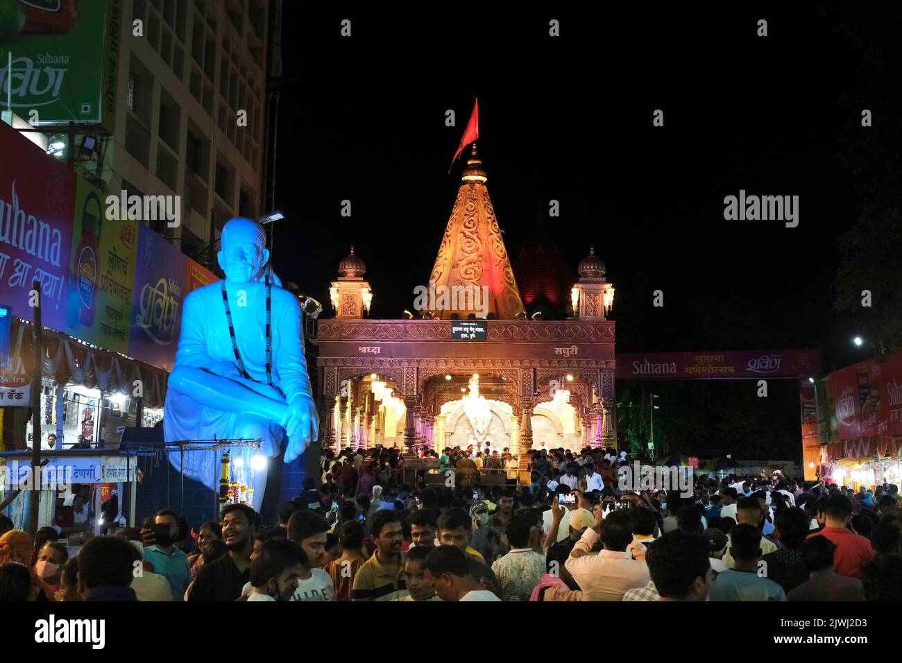 02 September 2022, Pune, Maharashtra, India, Beautiful sculpture of ...