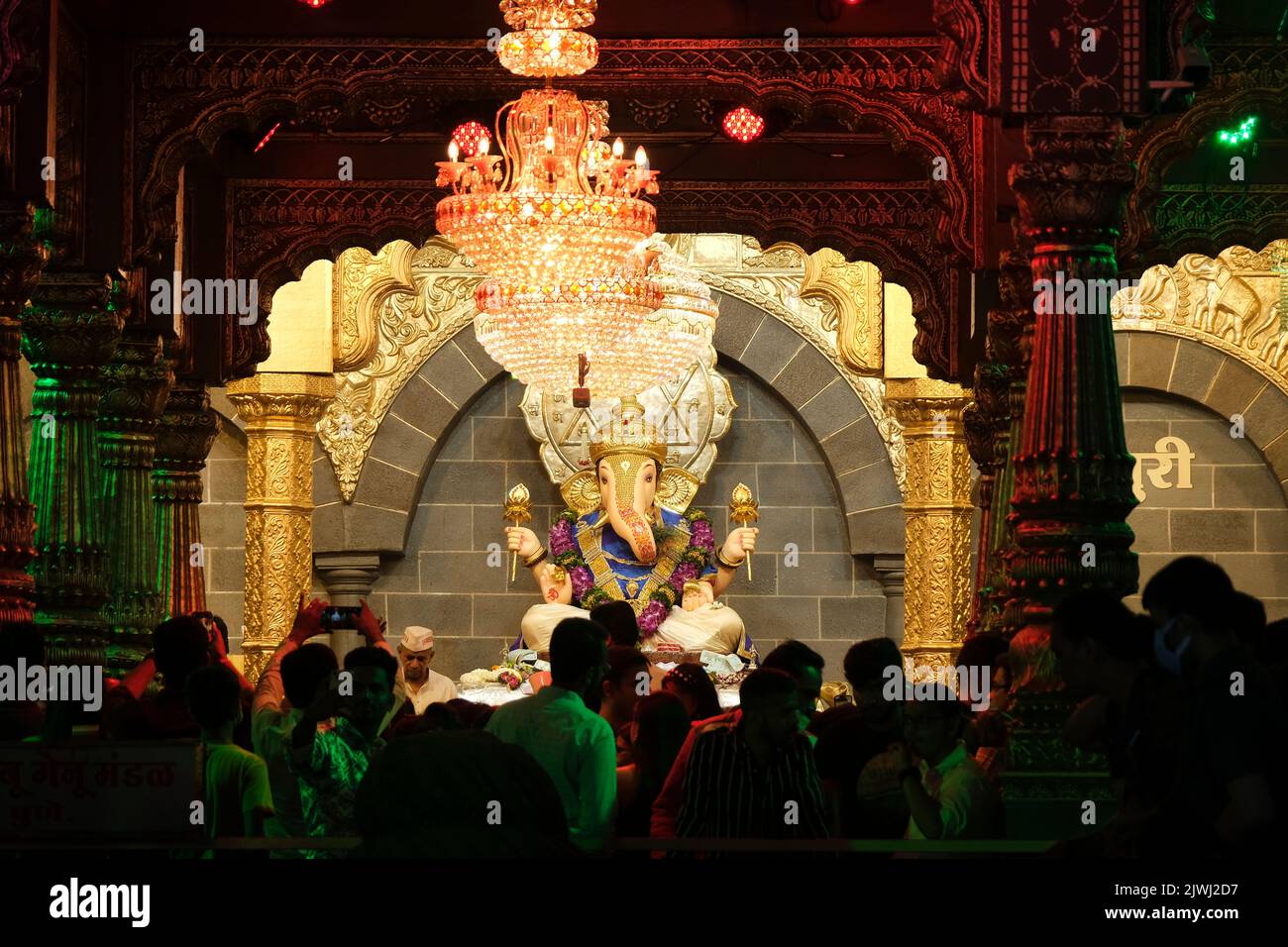 02 September 2022, Pune, Maharashtra, India, Beautiful sculpture of ...