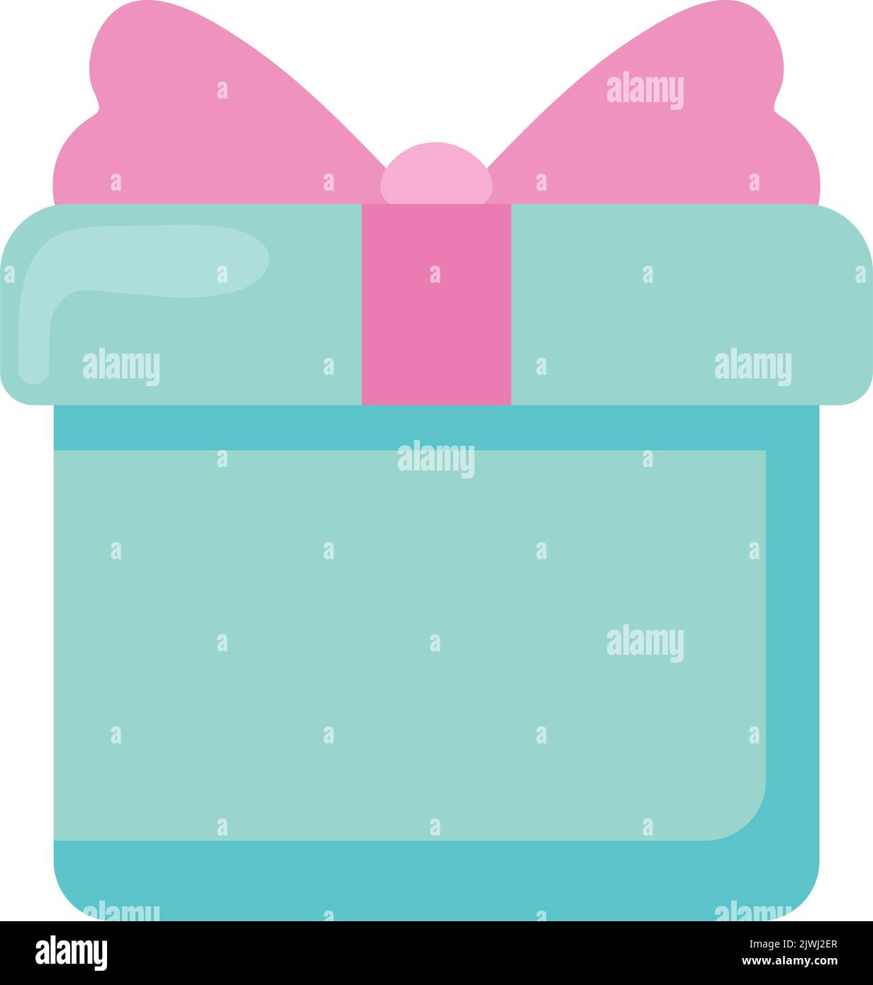 green gift box Stock Vector Image & Art - Alamy