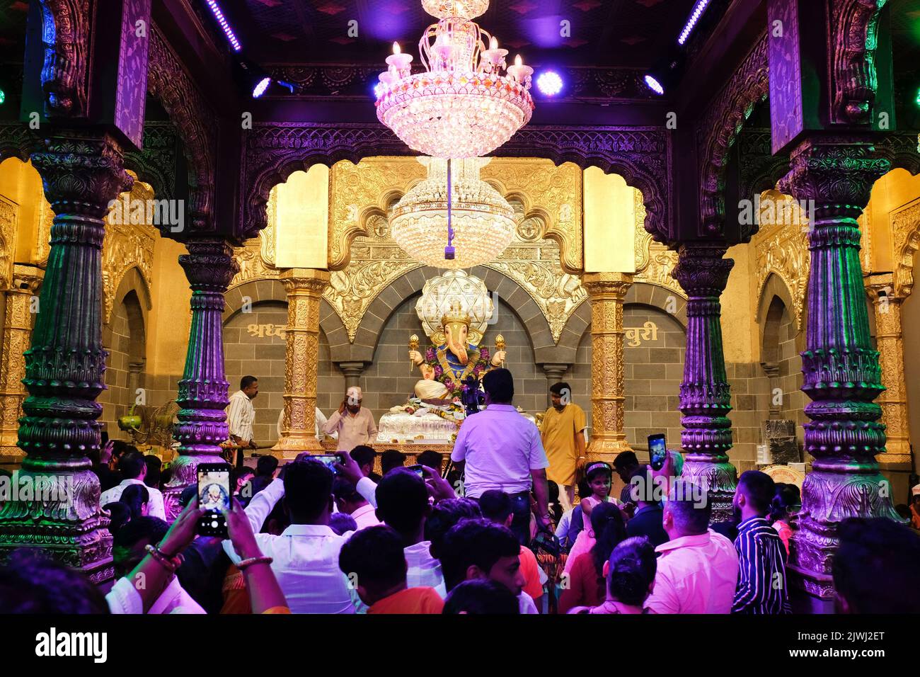 02 September 2022, Pune, Maharashtra, India, Beautiful sculpture of ...