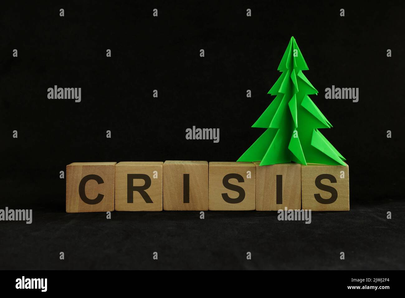 Christmas season crisis, recession and economic collapse concept ...
