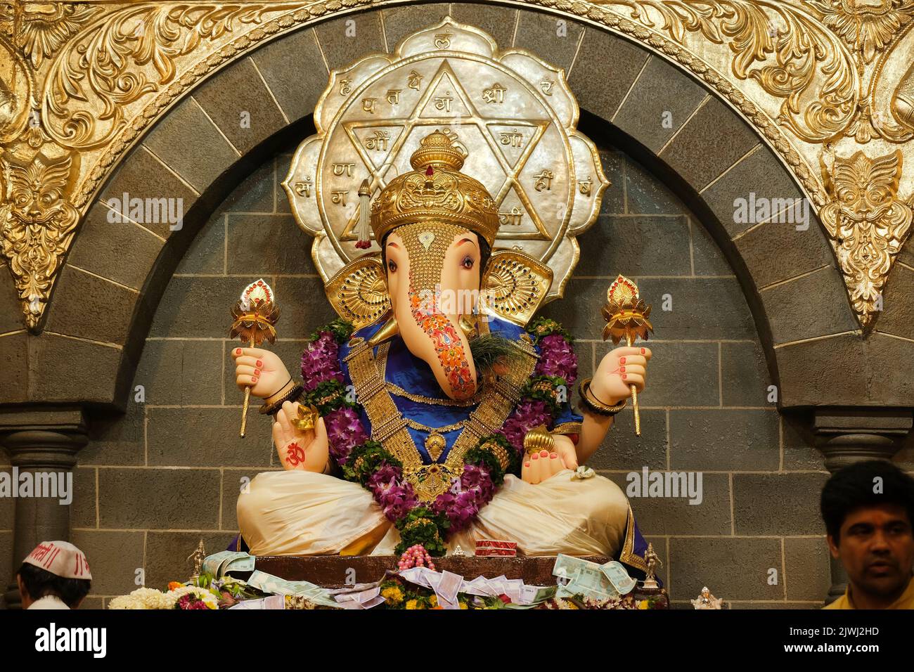 02 September 2022, Pune, Maharashtra, India, Beautiful sculpture of ... 02 September 2022, Pune, Maharashtra, India, Beautiful sculpture of ...