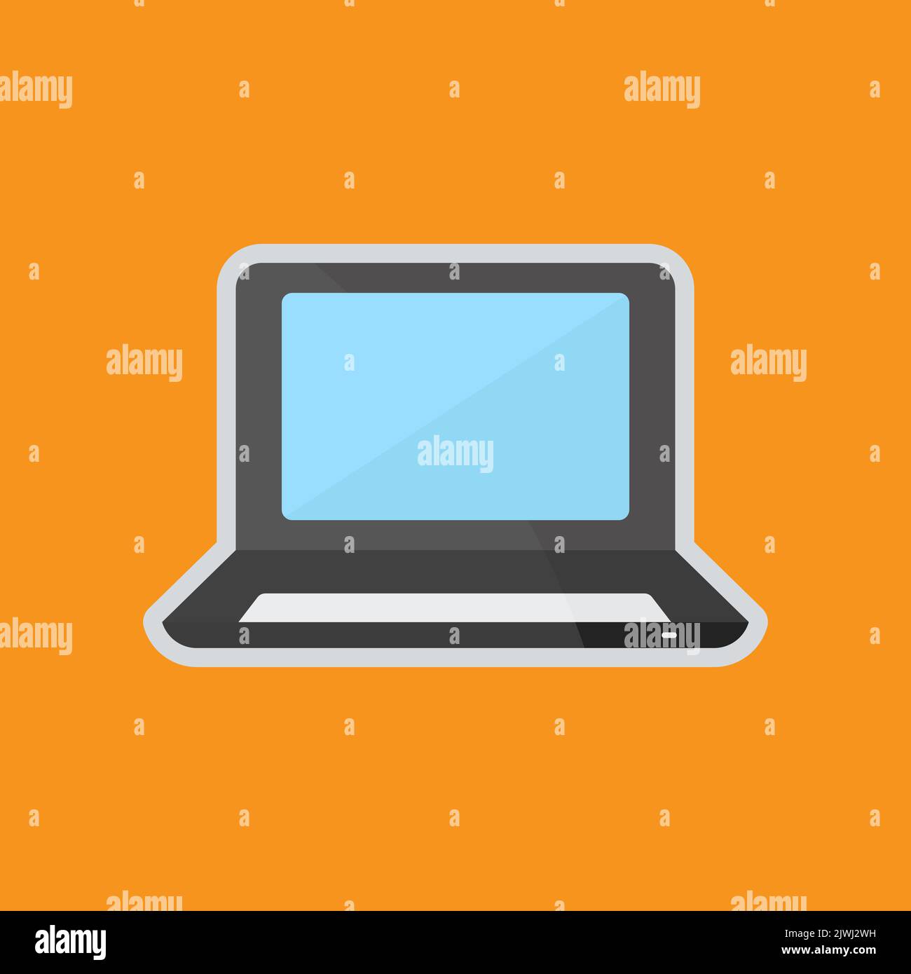 Laptop icon. Icon related to electronic, technology. flat icon style ...