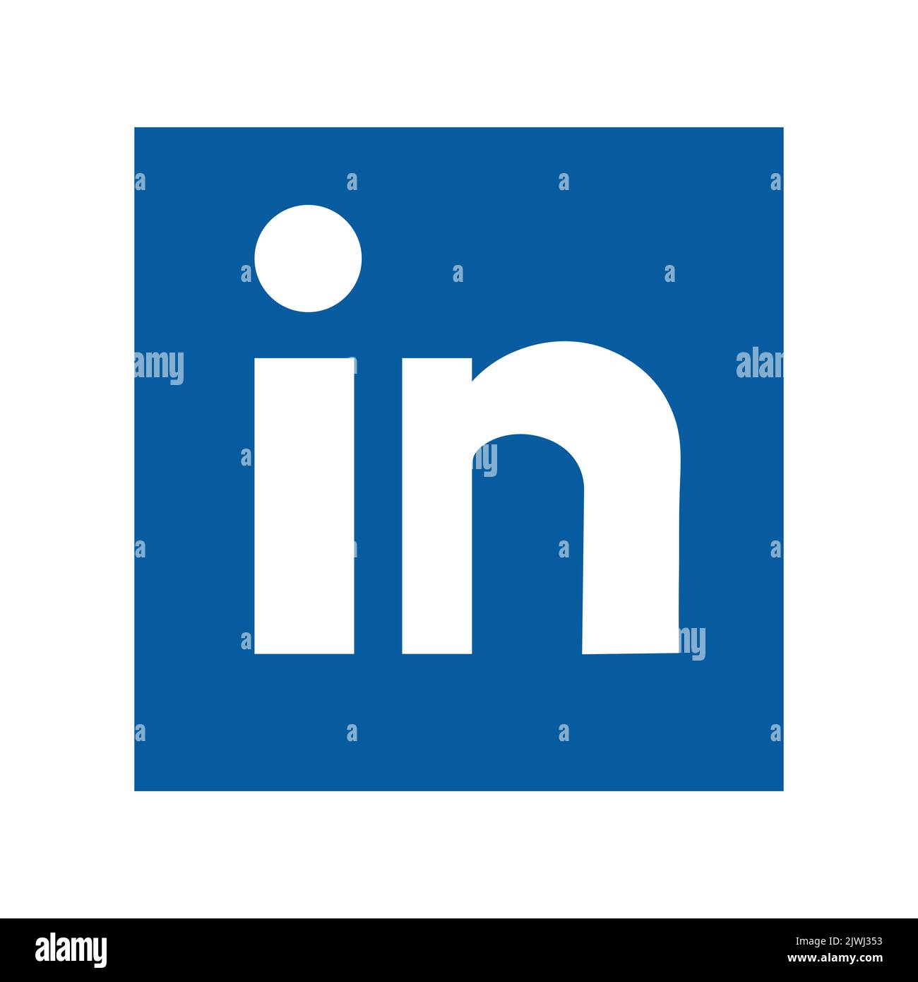 Social media logo linkedin Stock Vector Images - Alamy