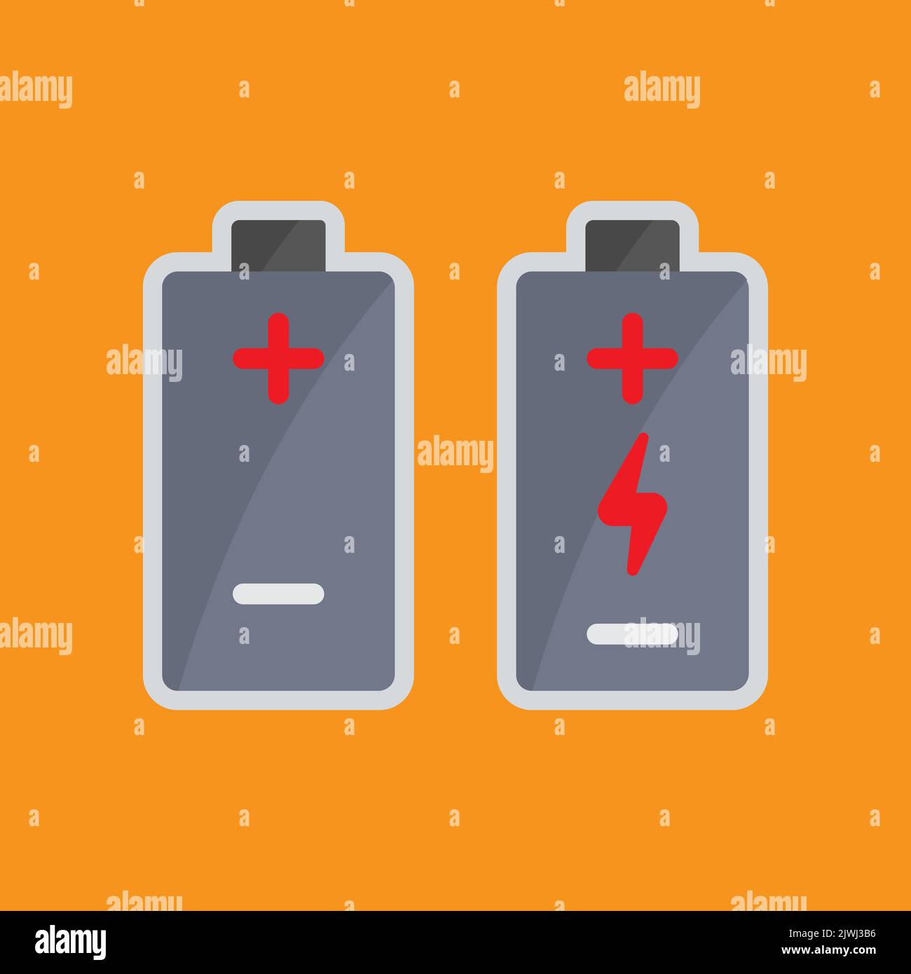 Battery icon. Icon related to electronic, technology. Flat icon style ...