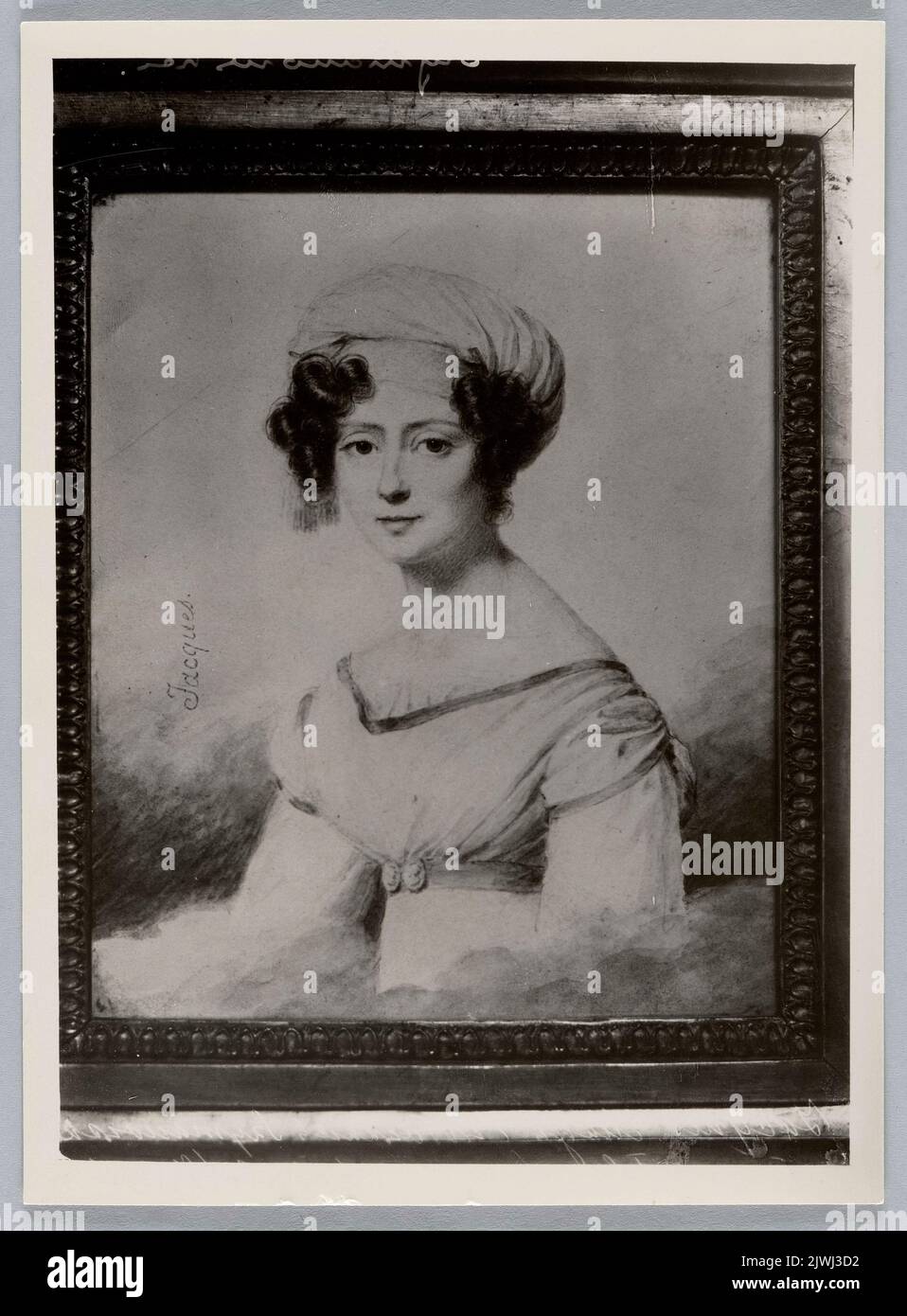 Photograph of painting: Jacques Nicolas Bellin (1703-1772), Portrait of ...