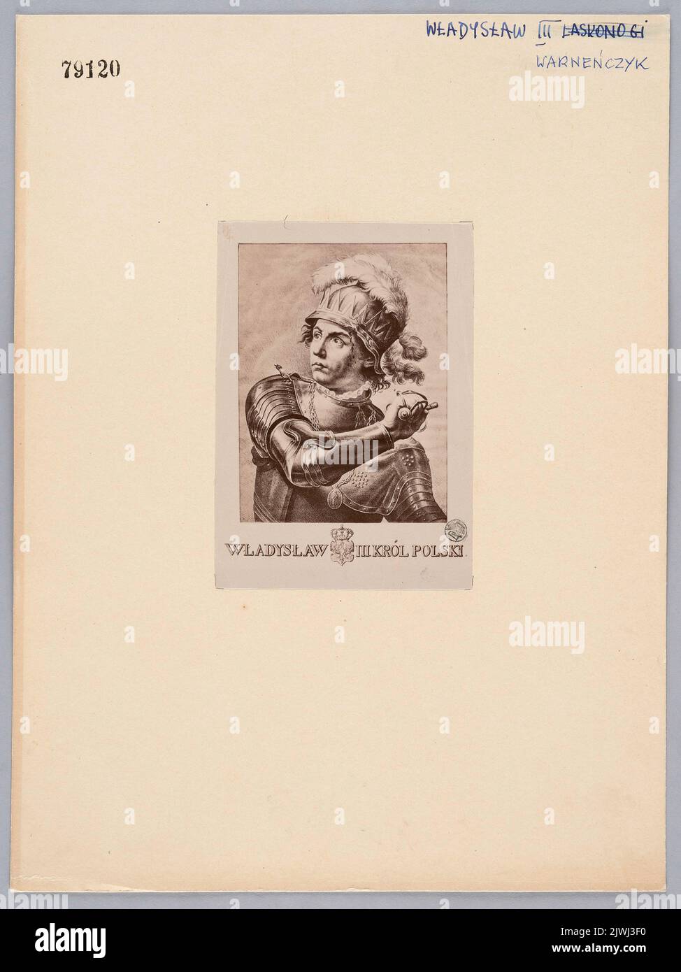 Photograph of print: etching on the basis of a painting by Marcello ...