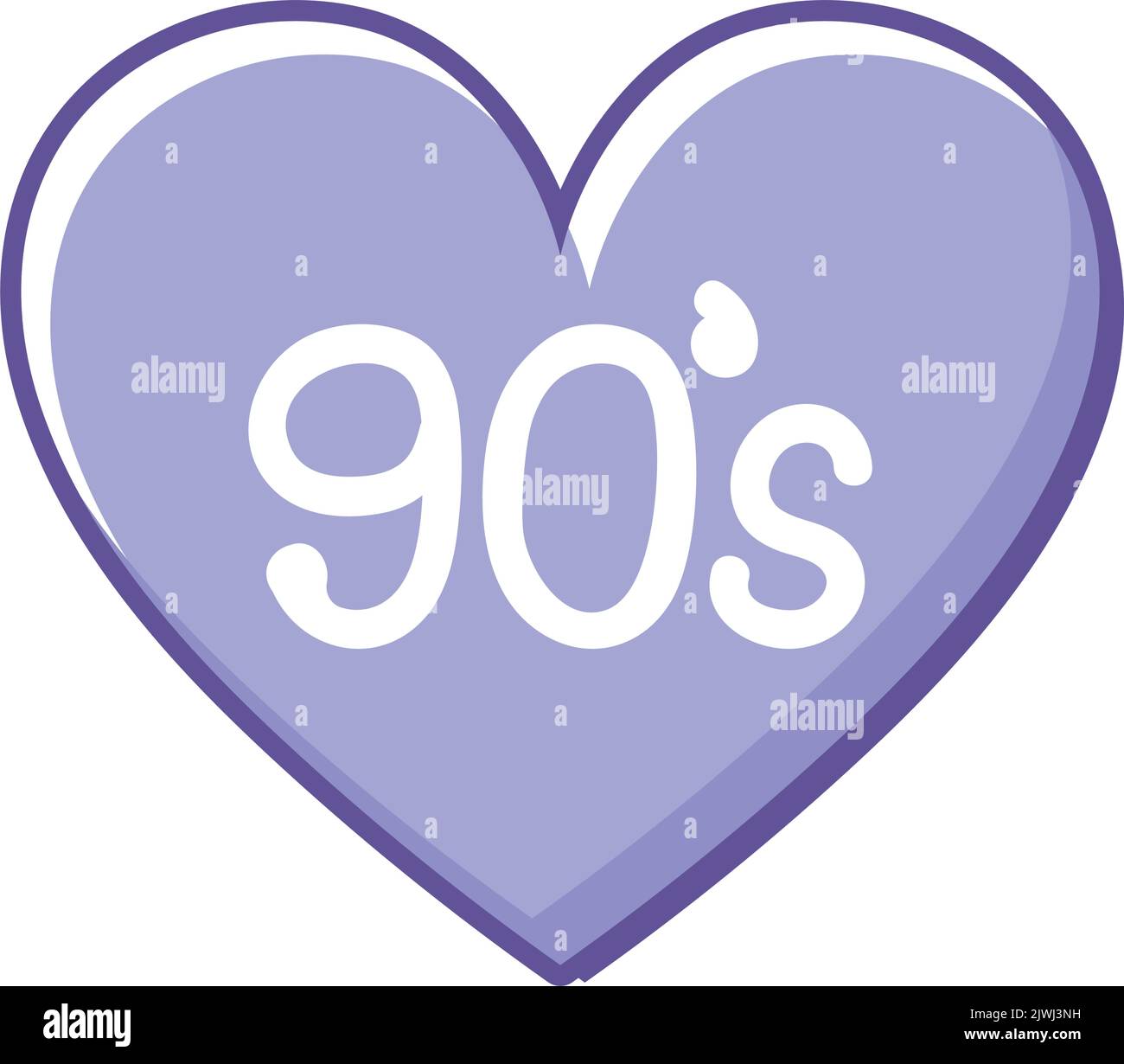 heart 90s modern style Stock Vector Image & Art - Alamy