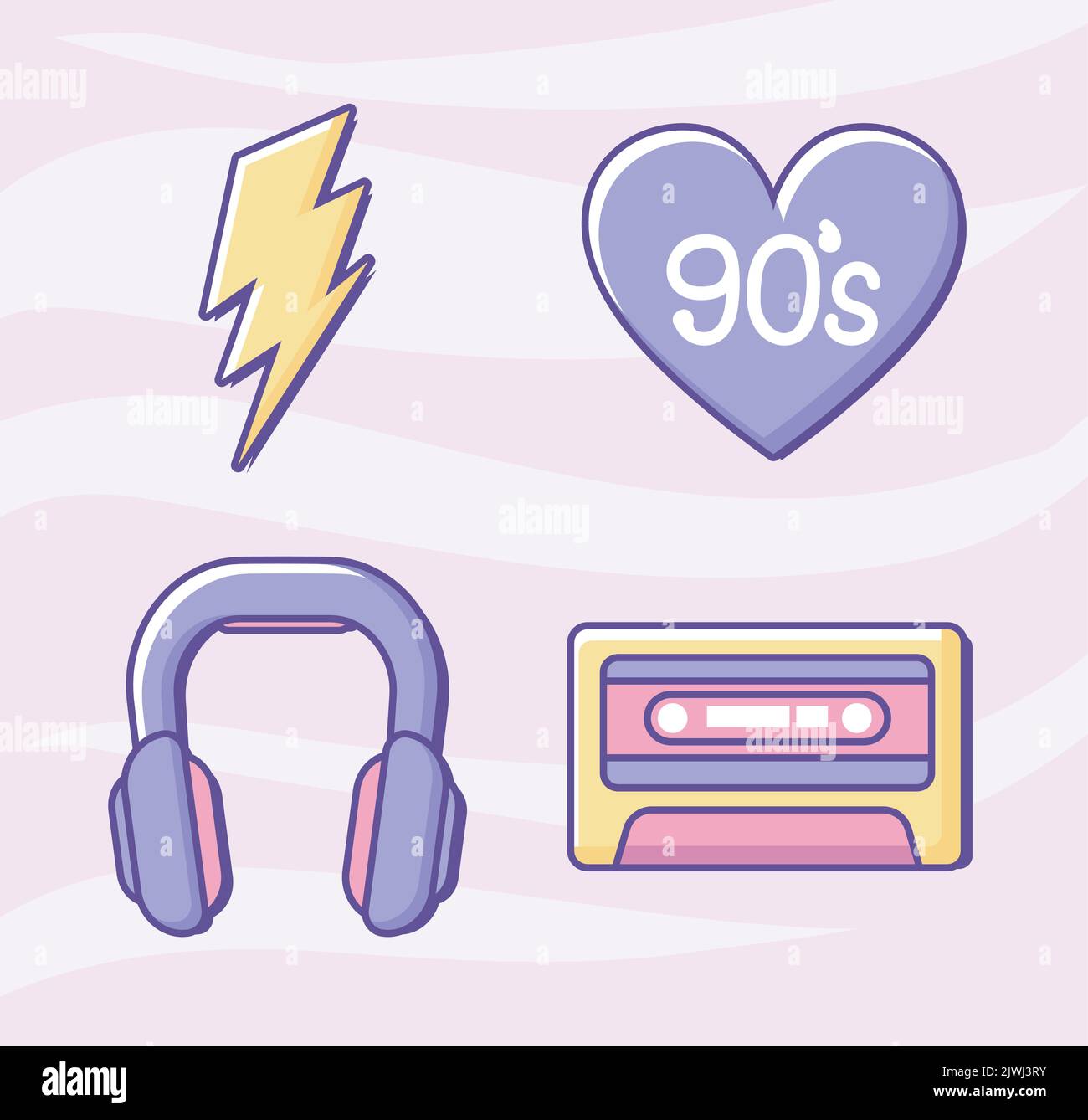 90s modern icons style Stock Vector Image & Art - Alamy