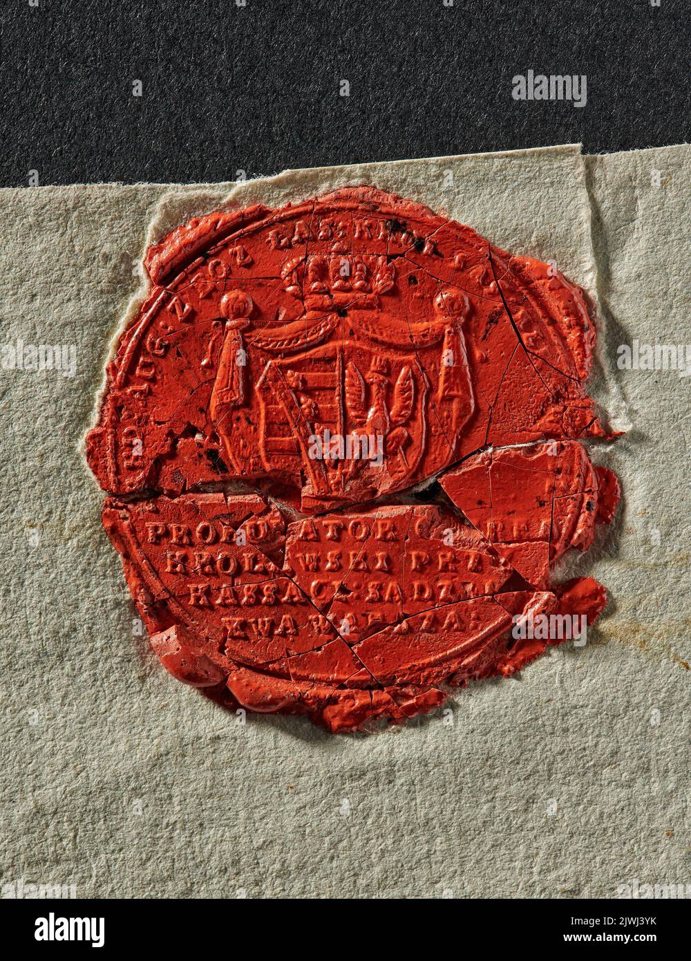 seal of the General Prosecutor. Prokurator Generalny, signatory Stock ...
