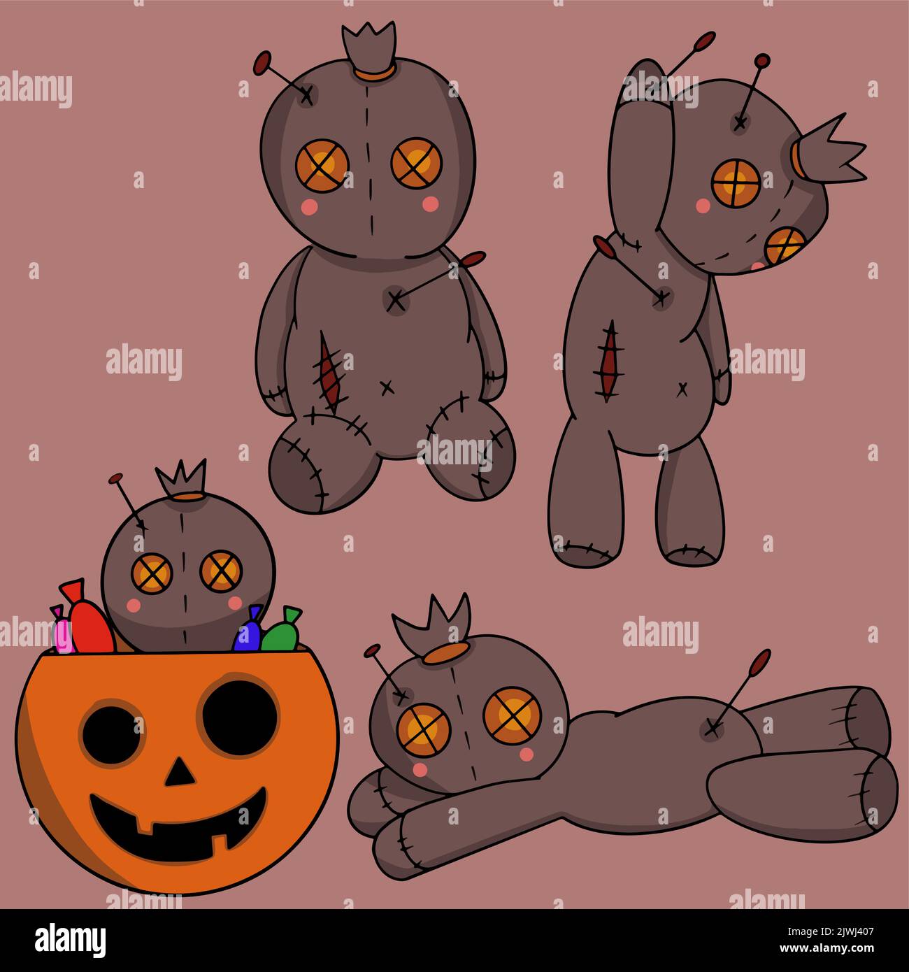 Evil dolls Stock Vector Images - Alamy