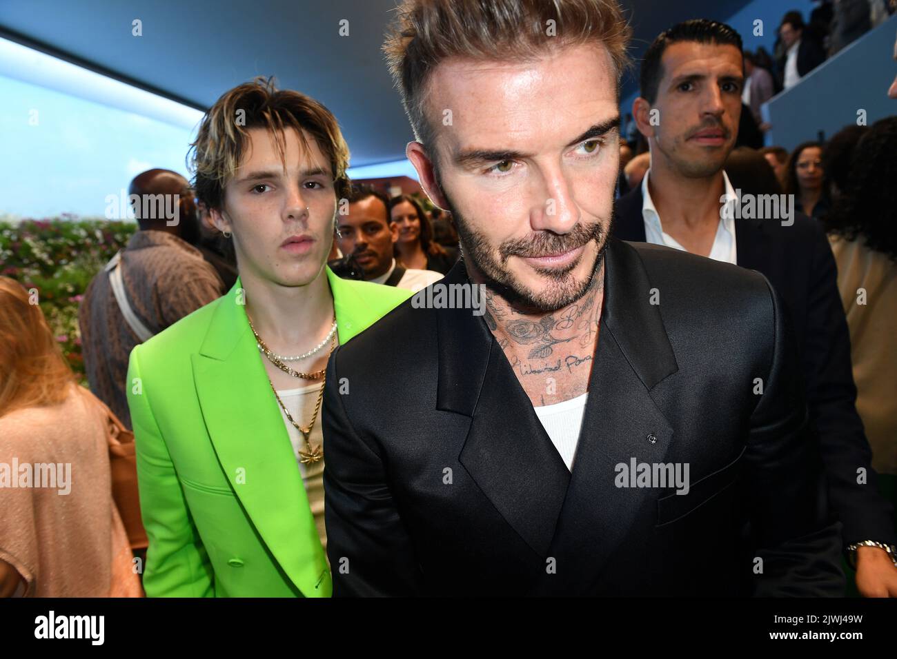 Dior Fashion week: David Beckham, Cruz Beckham, Naomi Campbell, Jessica ...