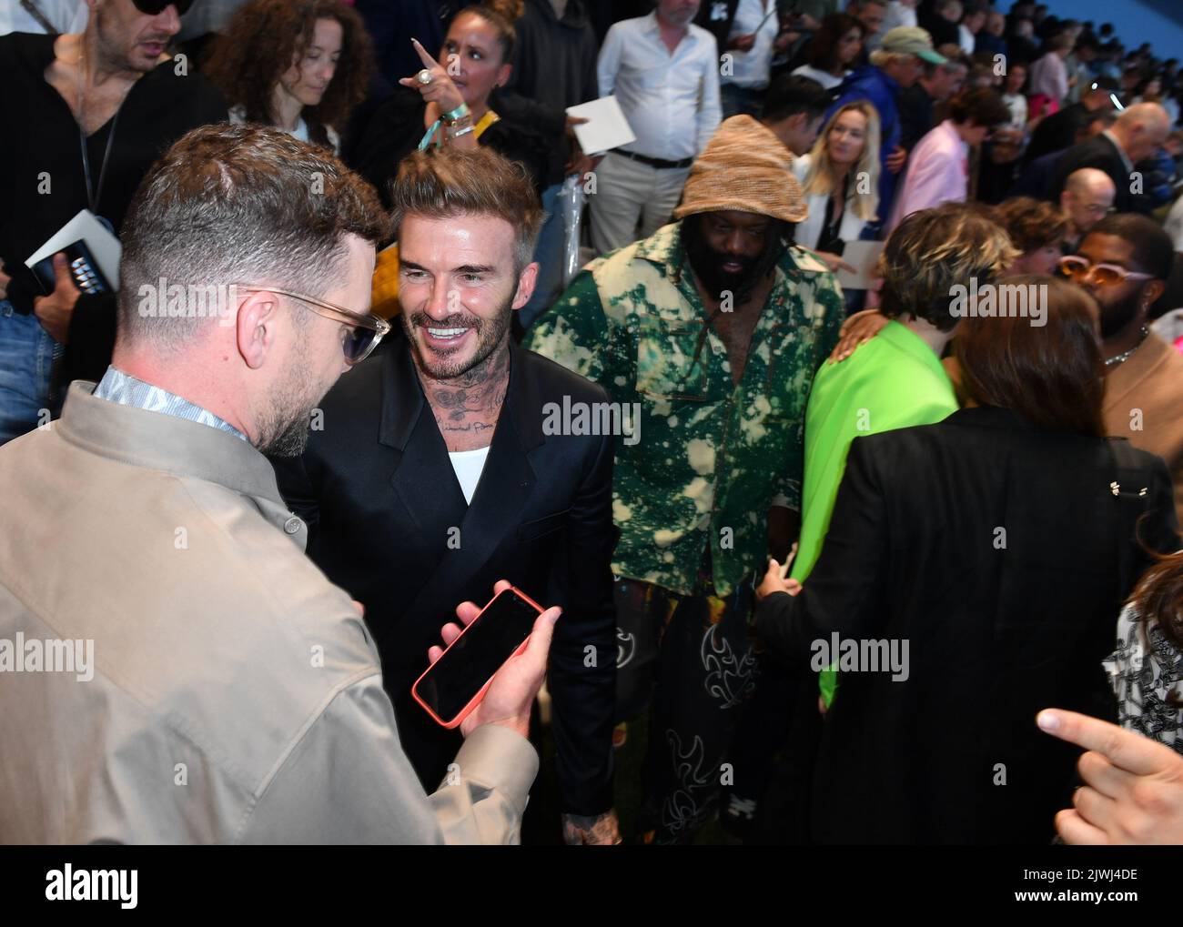 Dior Fashion week: David Beckham, Cruz Beckham, Naomi Campbell, Jessica ...