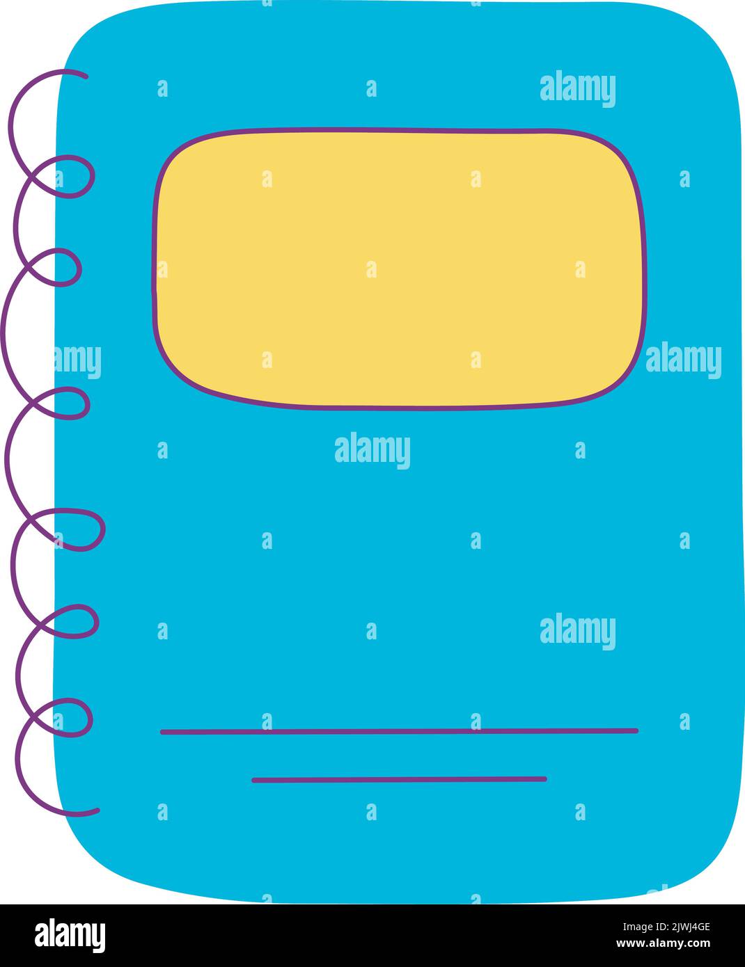 school notepad icon Stock Vector Image & Art - Alamy