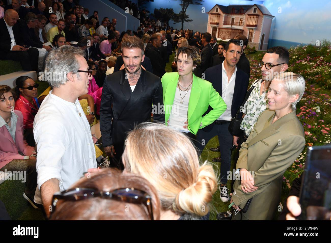 Dior Fashion week: David Beckham, Cruz Beckham, Naomi Campbell, Jessica ...