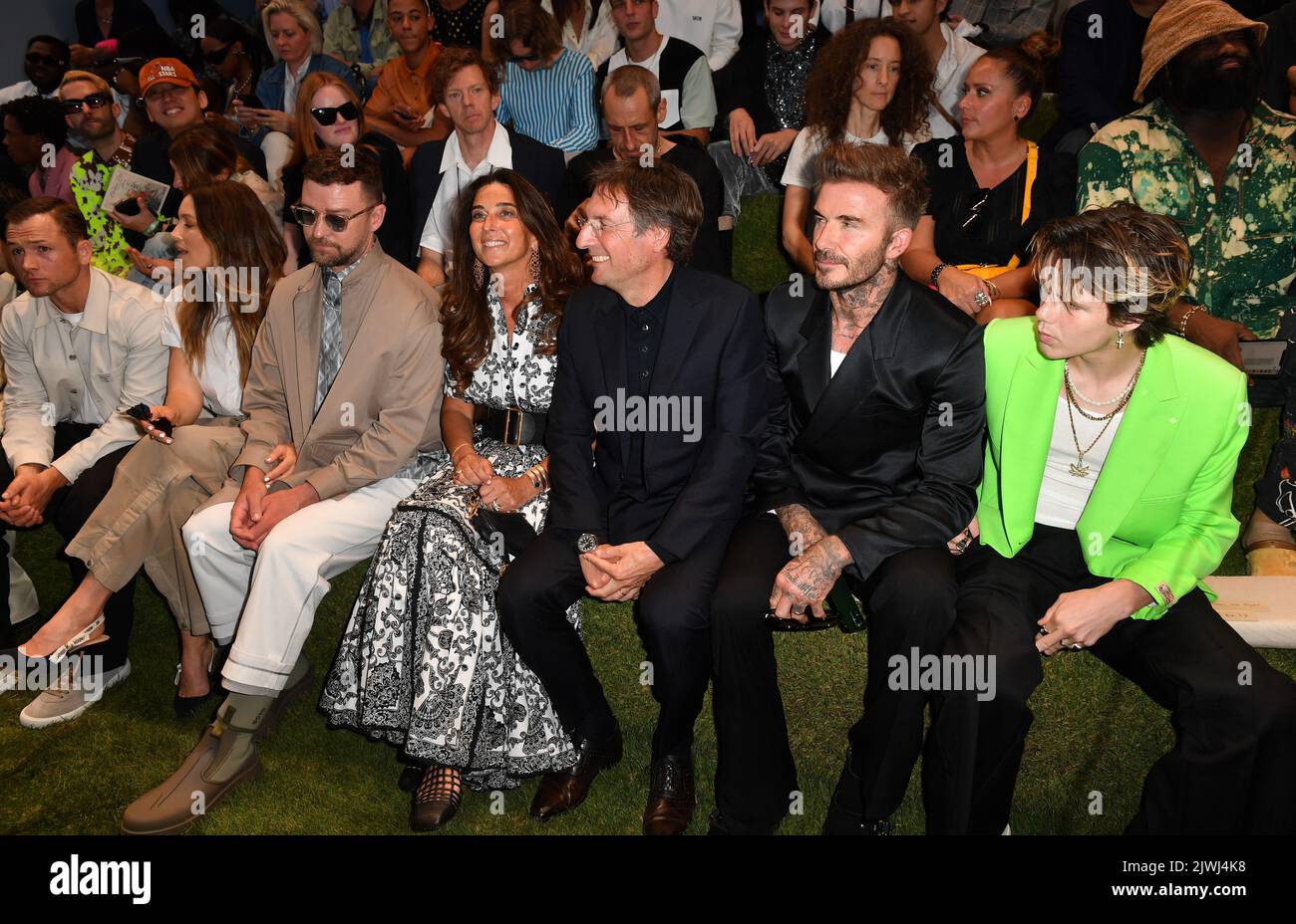 Dior Fashion week: David Beckham, Cruz Beckham, Naomi Campbell, Jessica ...