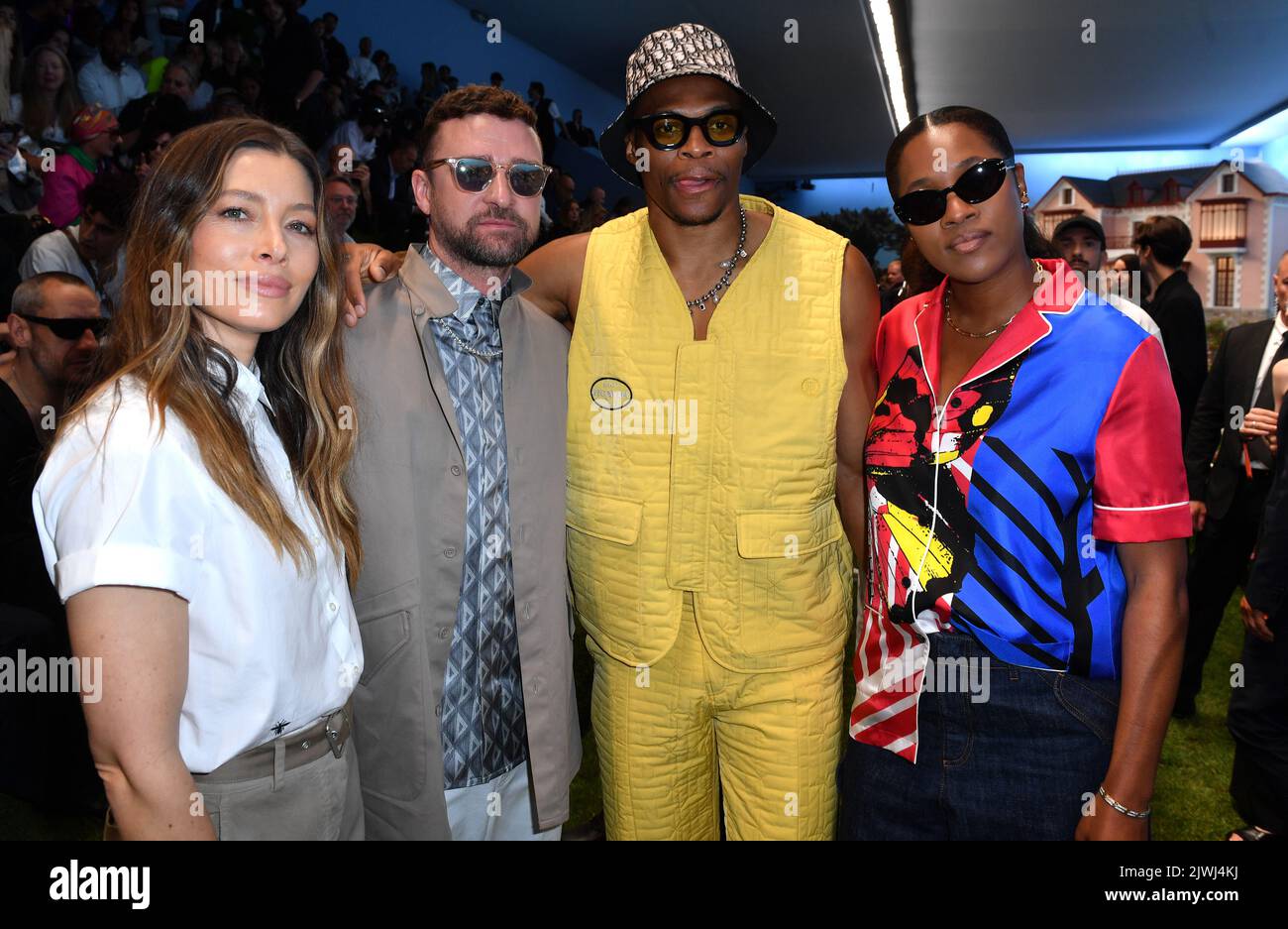 Dior Fashion week: David Beckham, Cruz Beckham, Naomi Campbell, Jessica ...