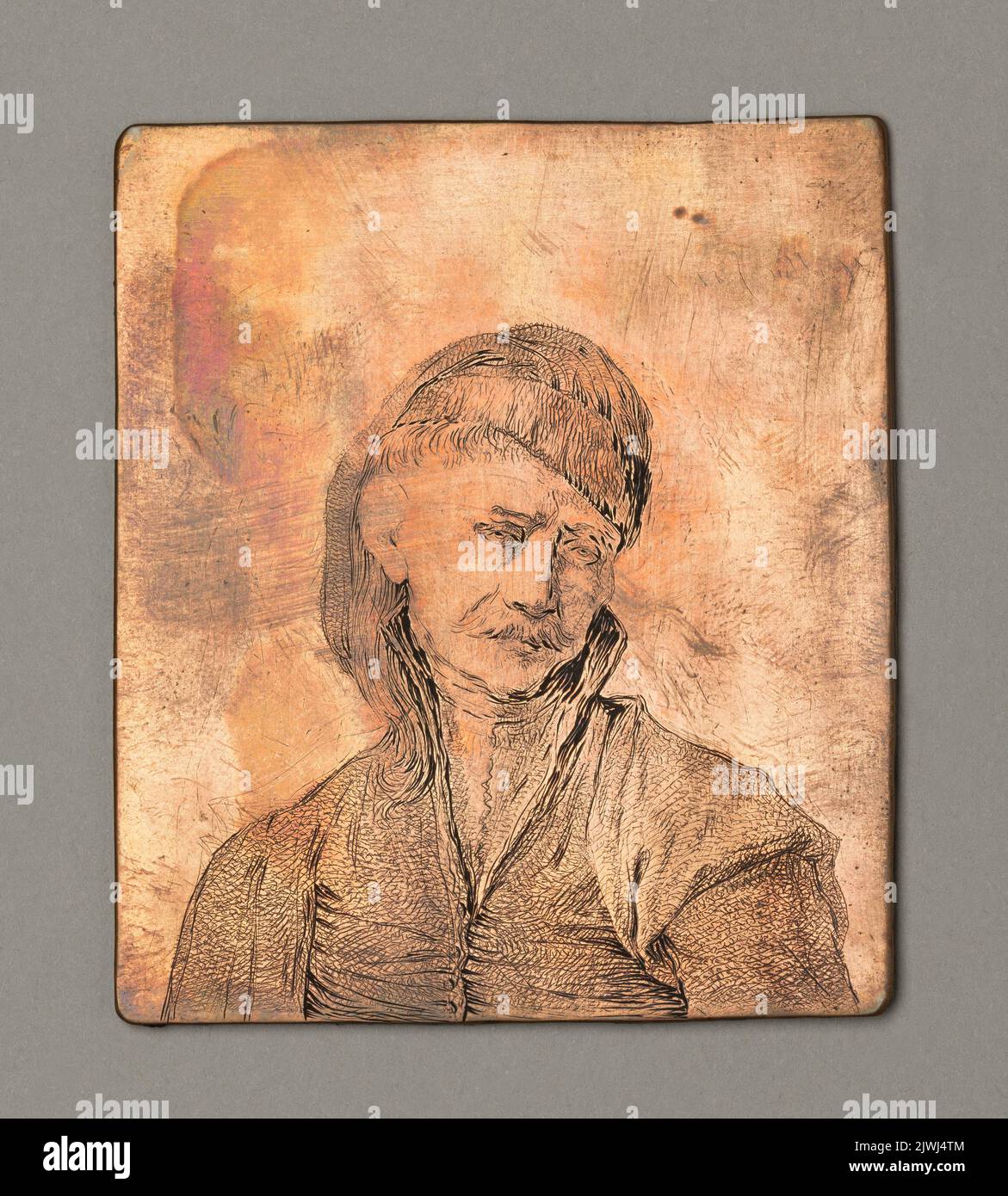 Bust of a Cossack. Norblin de la Gourdaine, Jean Pierre (1745-1830 ...