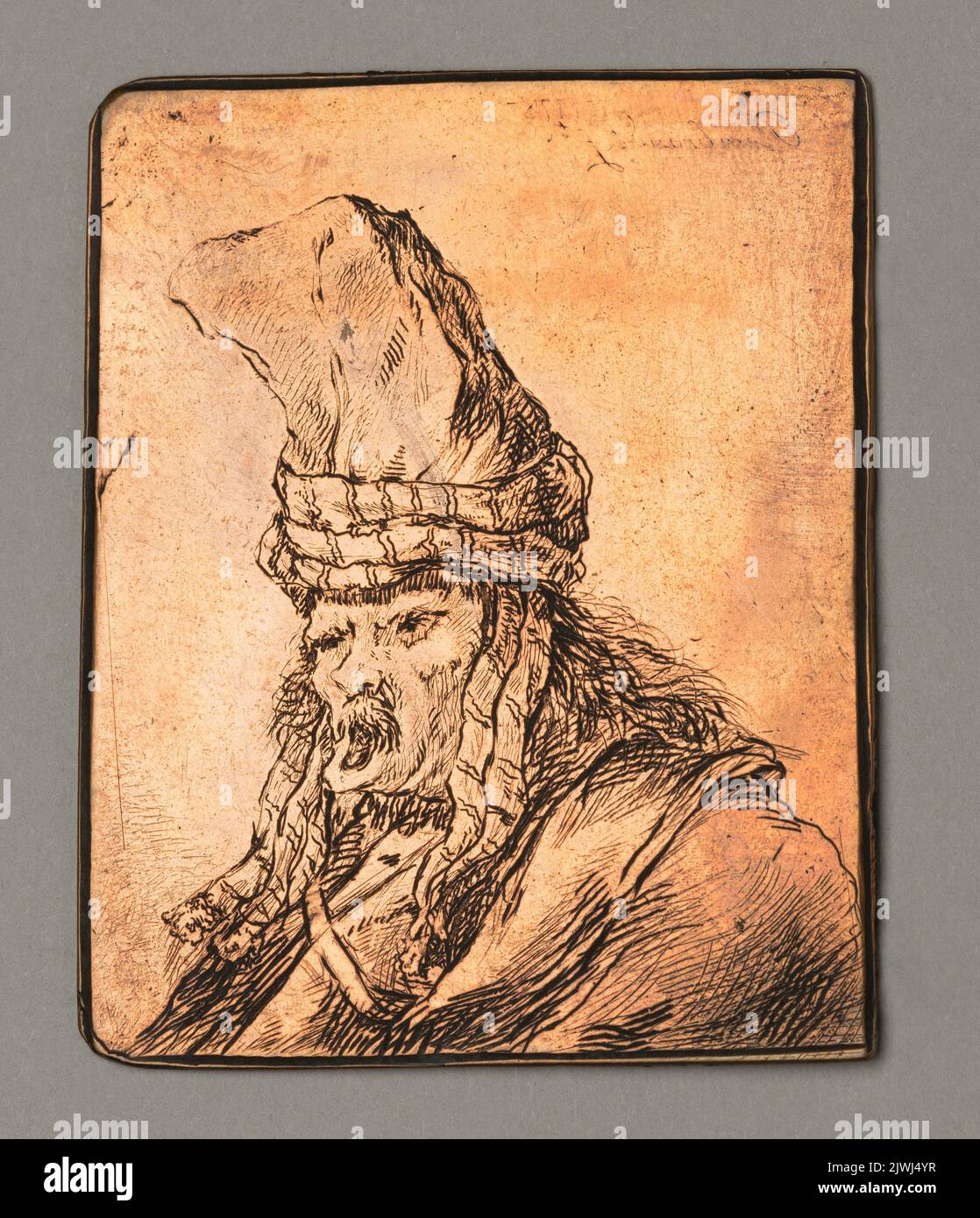 Study of the Yelling Man. Nether, Henryk Daniel (1760-1819), graphic ...