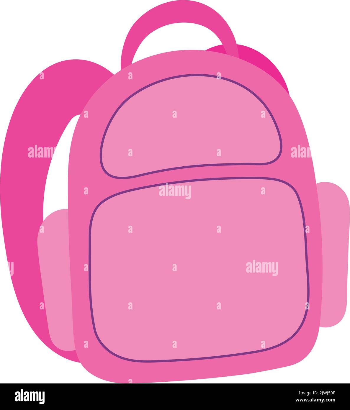 school backpack cartoon icon Stock Vector Image & Art - Alamy
