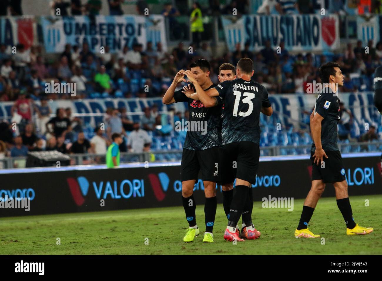 Rome, Italy 3rd September 2022: Min-Jae Kim of S.S.C. Napoli goal ...