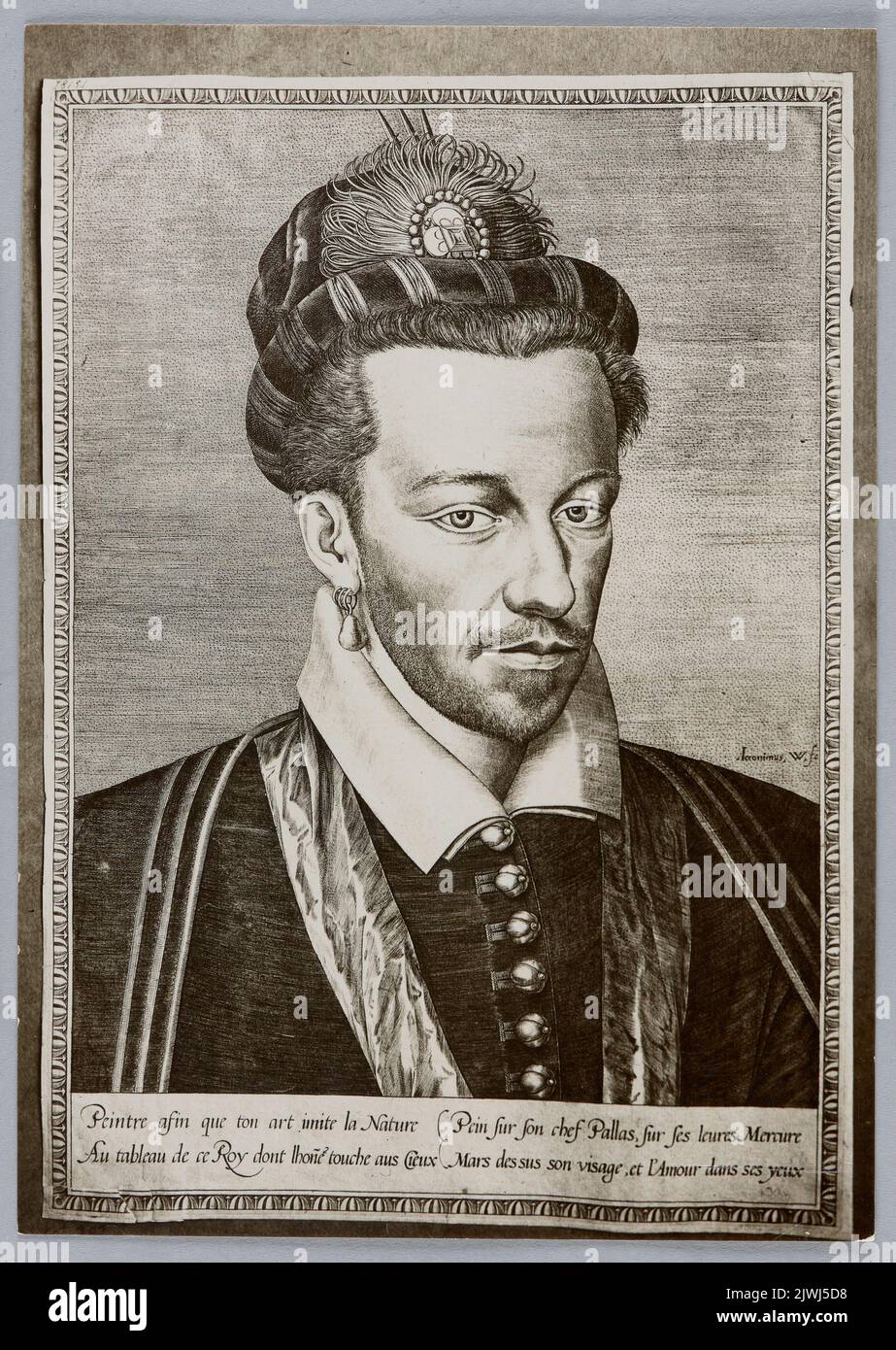 Photograph of print: Portrait of Henri de Valois. unknown, photographer ...