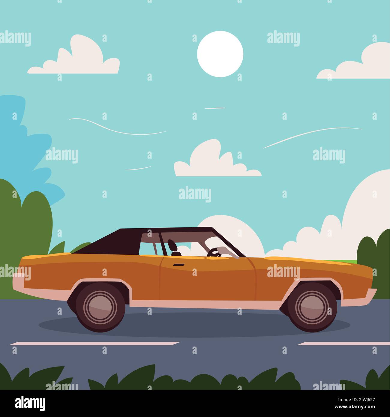 road trip car, design Stock Vector Image & Art - Alamy