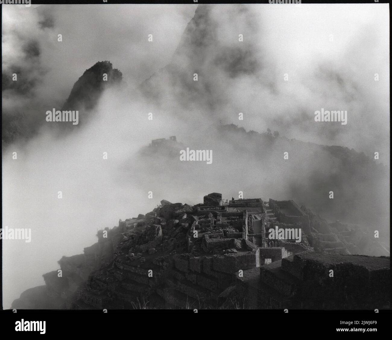 Clouds over Machu Picchu, Peru Stock Photo - Alamy