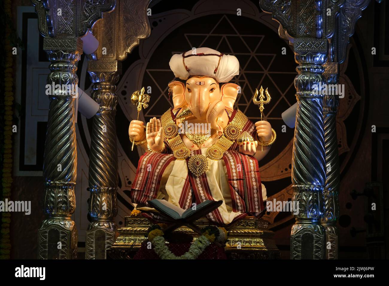 02 September 2022, Pune, Maharashtra, India, Beautiful sculpture of ...