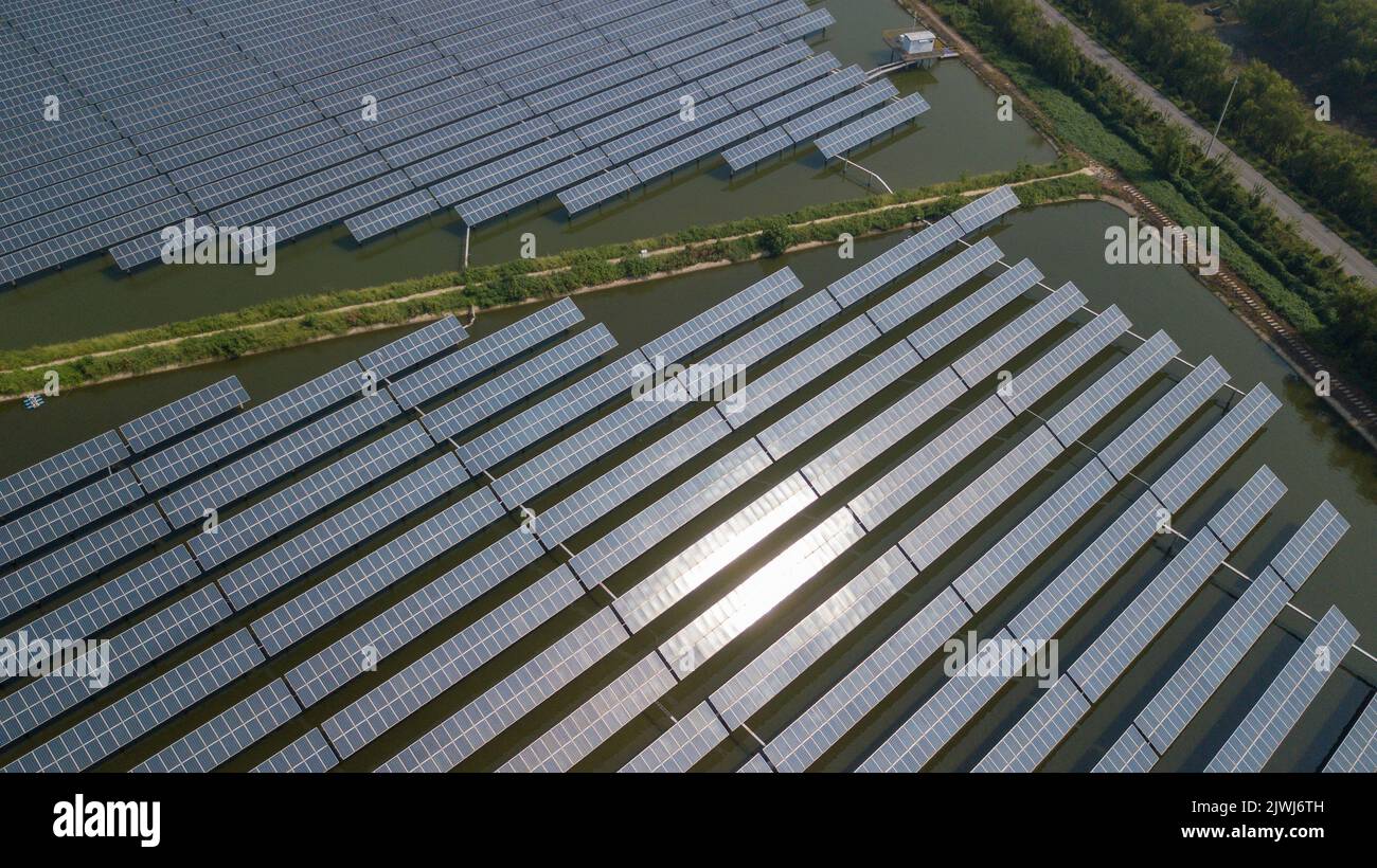 YANGZHONG, CHINA - SEPTEMBER 6, 2022 - Aerial photo taken on Sept 6 ...