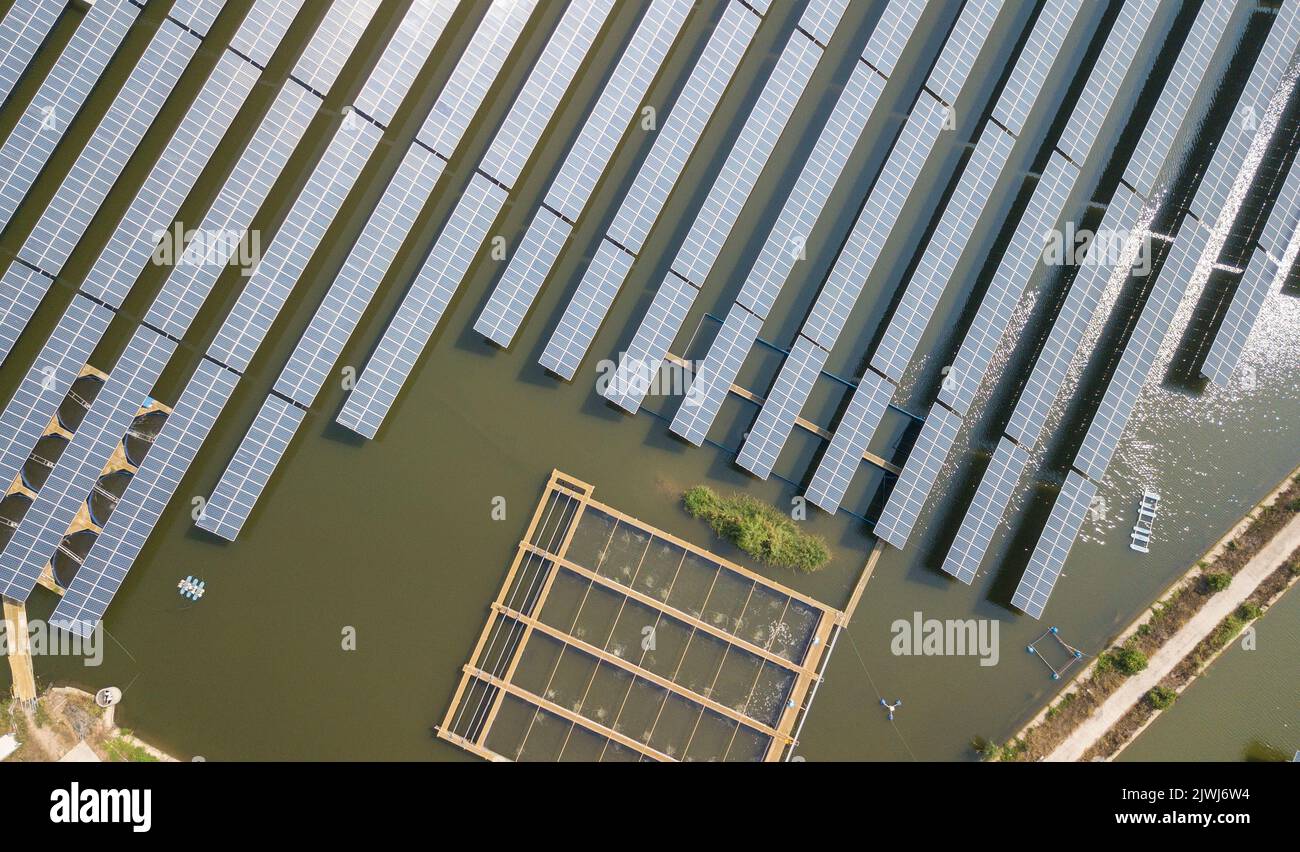 YANGZHONG, CHINA - SEPTEMBER 6, 2022 - Aerial photo taken on Sept 6 ...