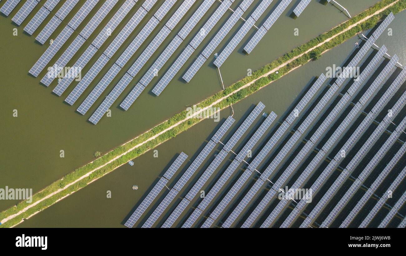 YANGZHONG, CHINA - SEPTEMBER 6, 2022 - Aerial photo taken on Sept 6 ...