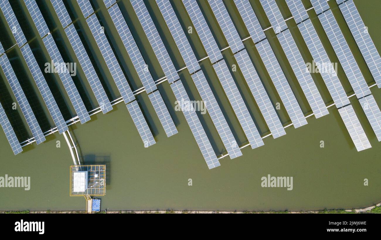 YANGZHONG, CHINA - SEPTEMBER 6, 2022 - Aerial photo taken on Sept 6 ...