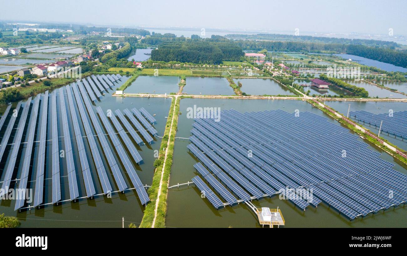 YANGZHONG, CHINA - SEPTEMBER 6, 2022 - Aerial photo taken on Sept 6 ...
