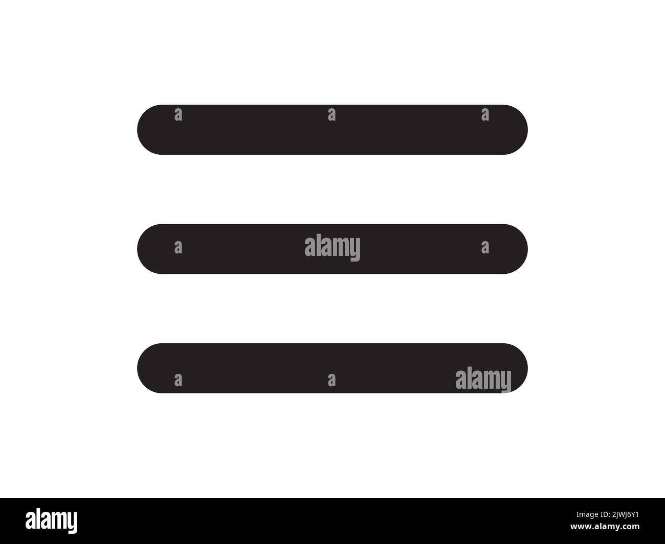 Menu icon for apps. vector illustration Stock Vector Image & Art - Alamy