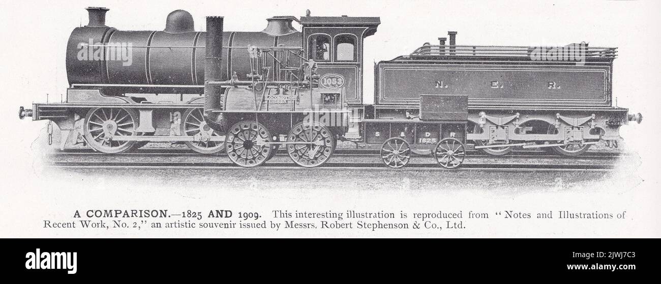 1825 railway steam locomotive hi-res stock photography and images - Alamy