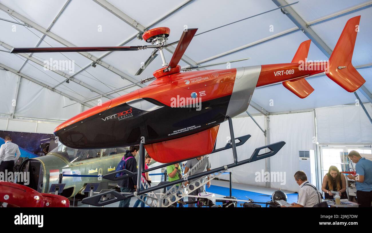 August 30, 2019, Moscow region, Russia. Russian VRT 300 unmanned aerial ...