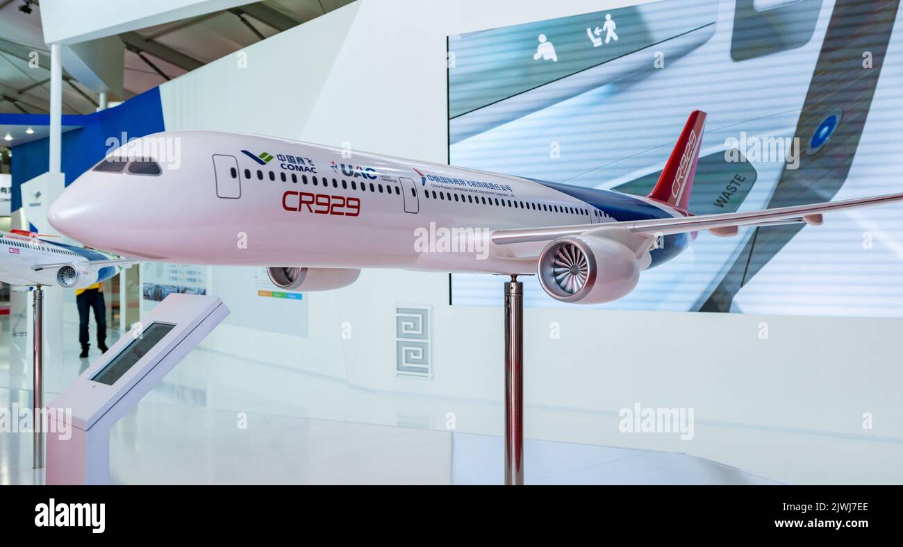 August 30, 2019, Moscow region, Russia. The layout of a promising ...