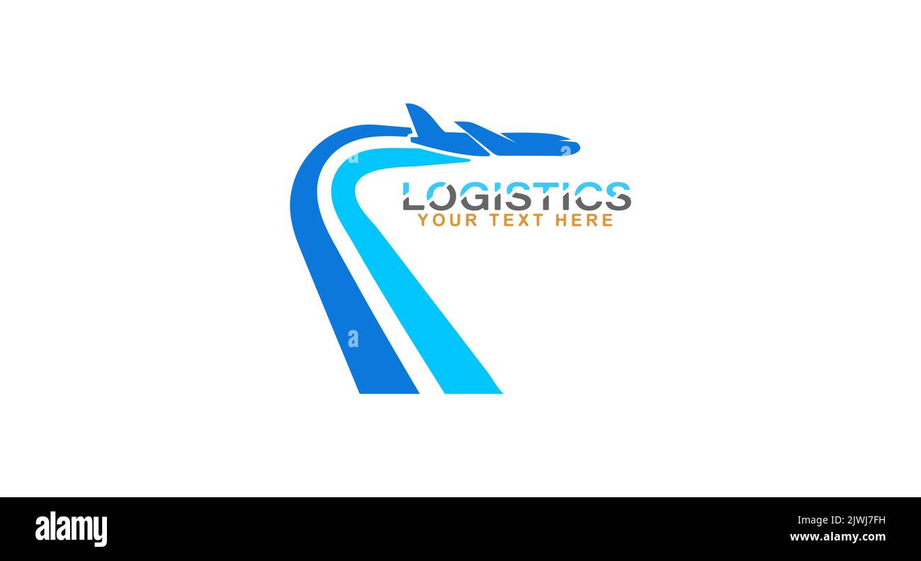 Logistics. Vector template for company logo, business and thematic ...
