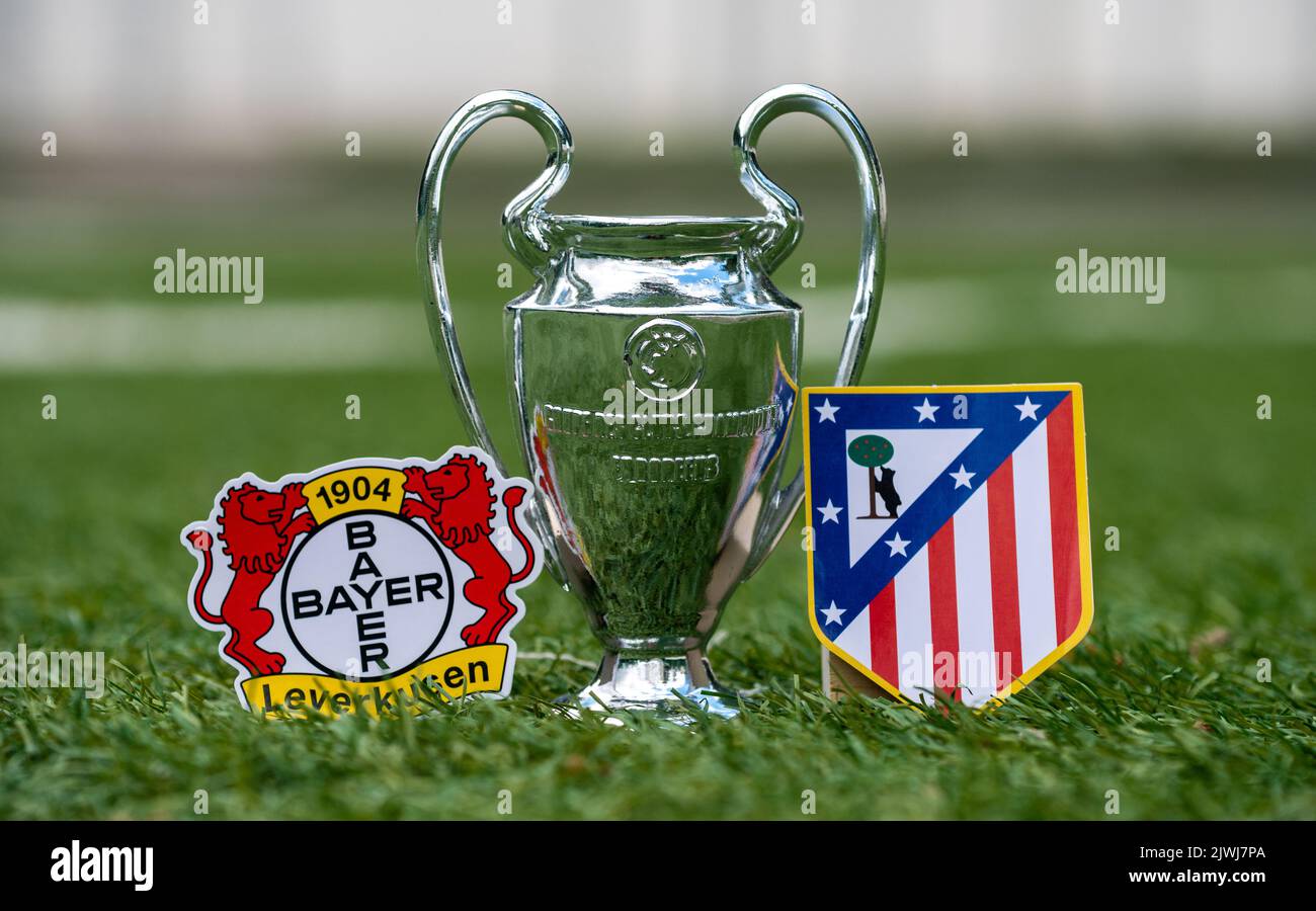 Champions league uefa 2022 logo flag hi-res stock photography and ...