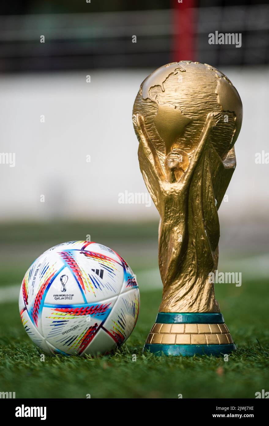 September 3, 2022, Doha, Qatar. FIFA World Cup and official Adidas Al ...